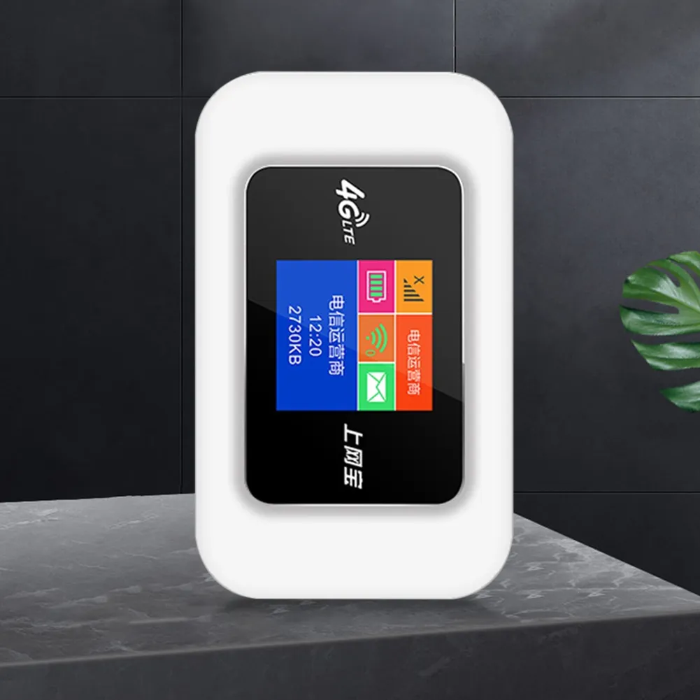 DHgate.com:4G LTE Portable WiFi Router with Color LCD Display and Built ...