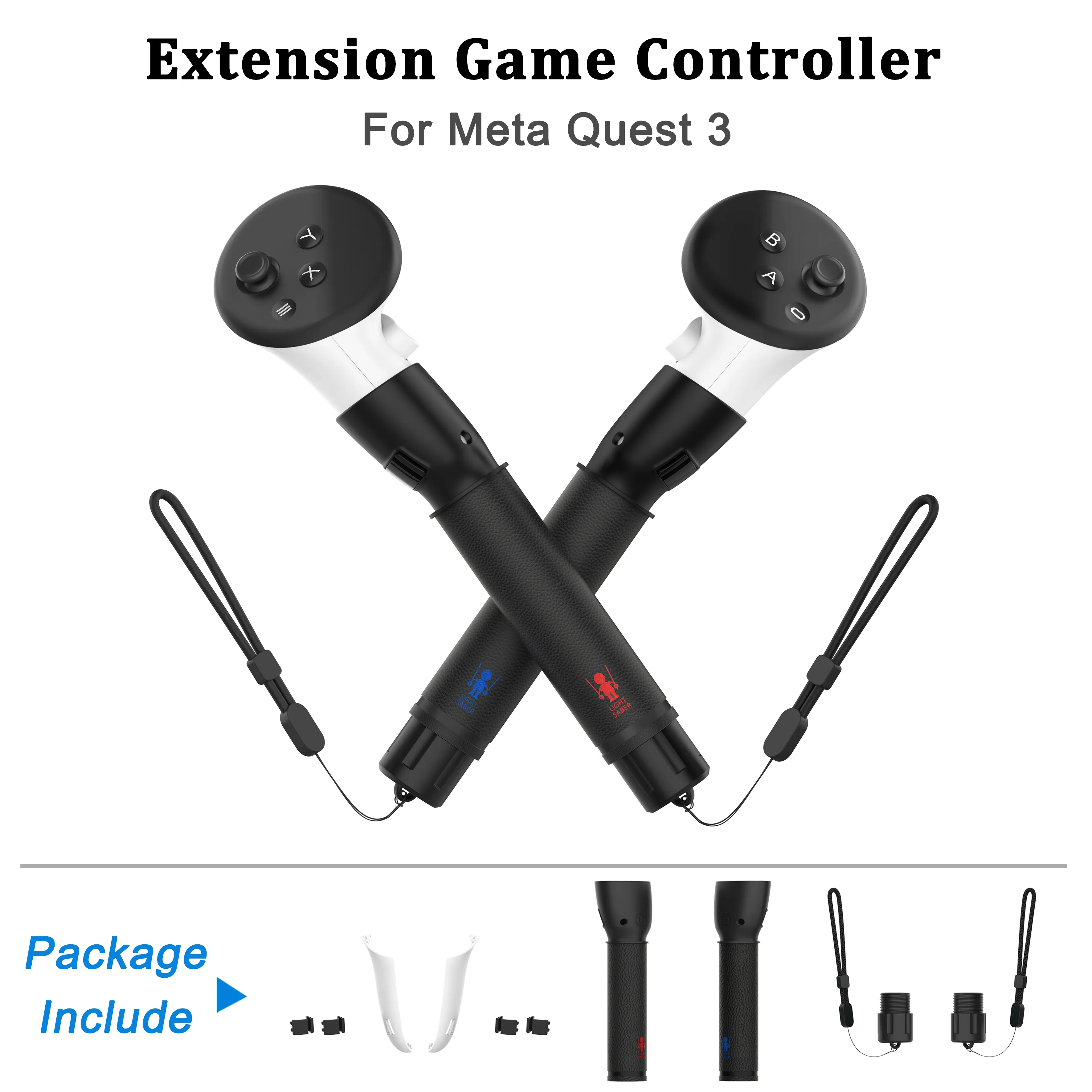 DHgate.com:Meta Quest 3 Controller Grips: Extend Reach for Beat Saber ...