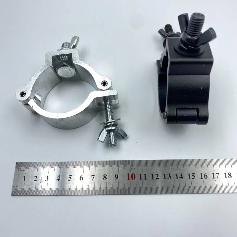 2-Pack Aluminium O Hook stage and lighting Clamps for LED Par Smoke ...