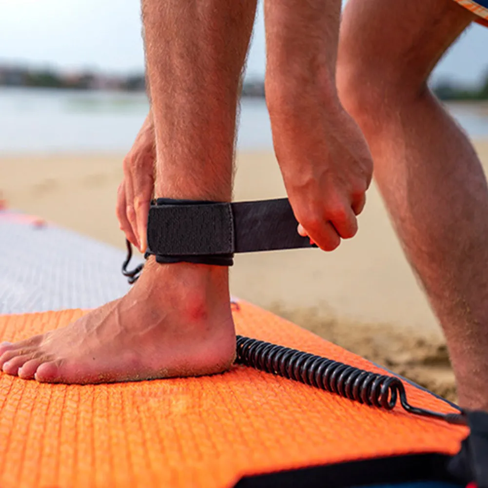 Quick Release Coiled Paddle board examination with...