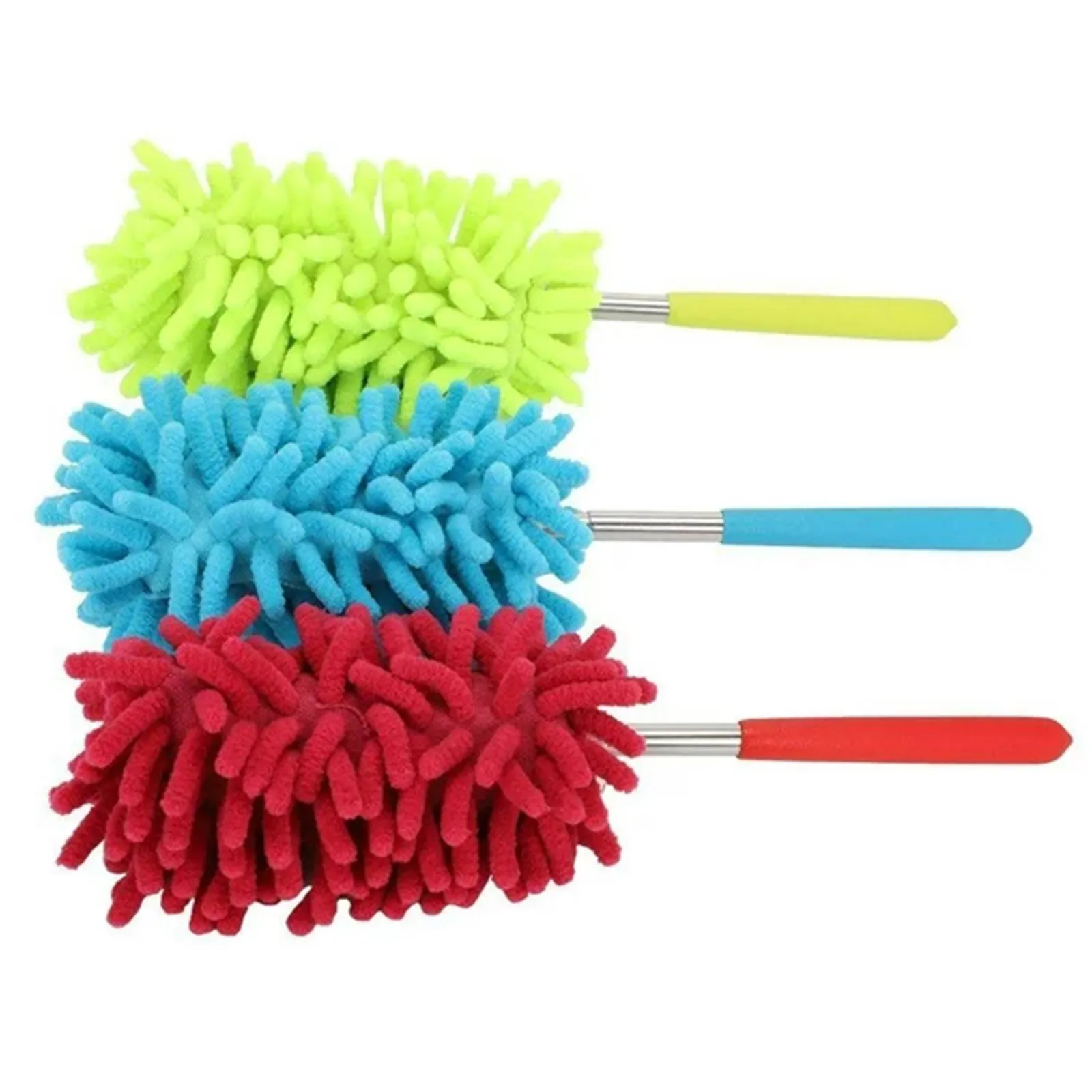 Extendable Microfiber Duster, Adjustable Cleaning Brush, Washable ...