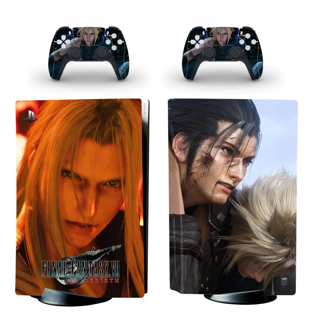 Reset Your Console with Final Fantasy VII Rebirth PS5 Disc Skin Sticker ...