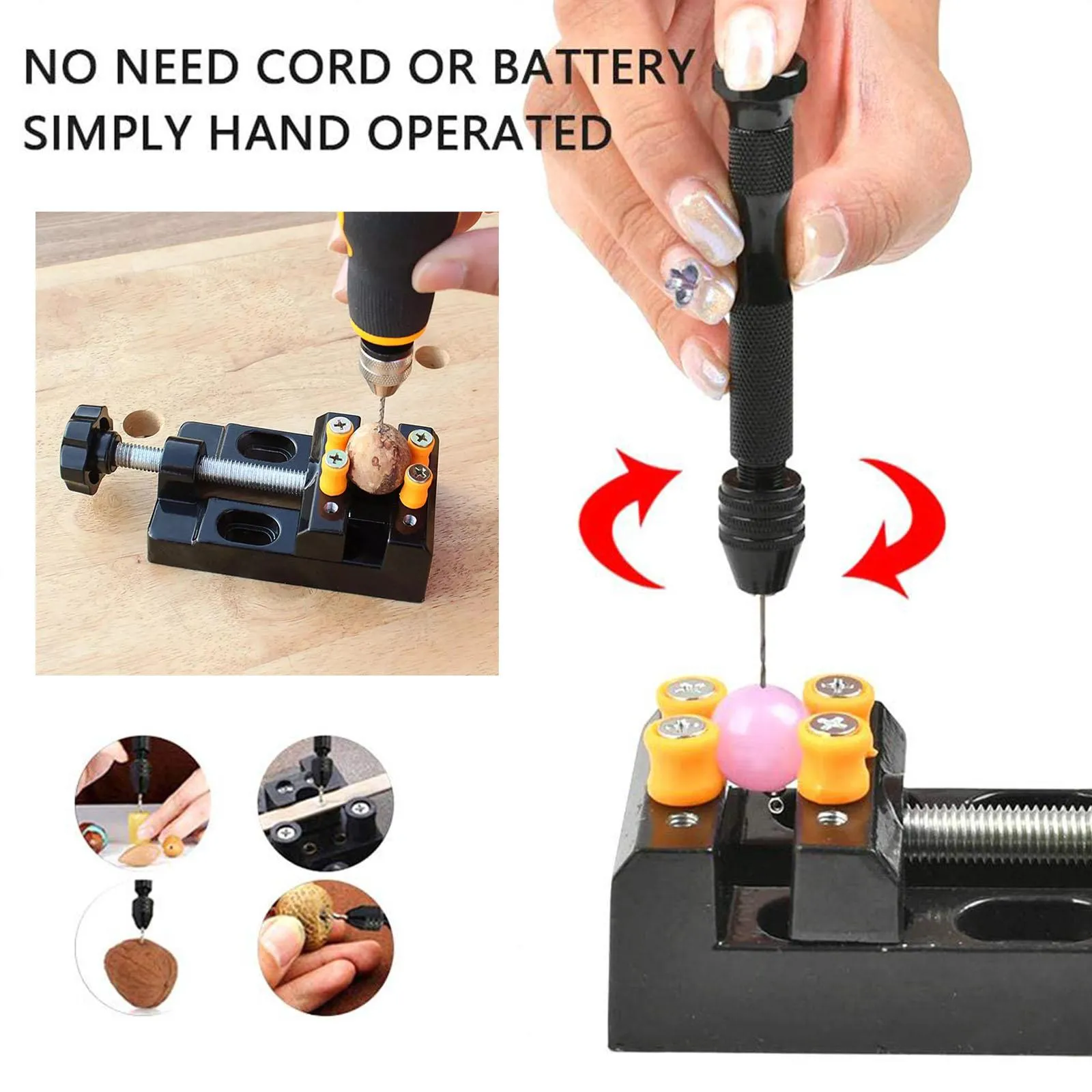 Table Vice Clamp: Mini Bench Clamp, Adjustable Craft Vice For Jewelry, Walnut, And Nuclear ...