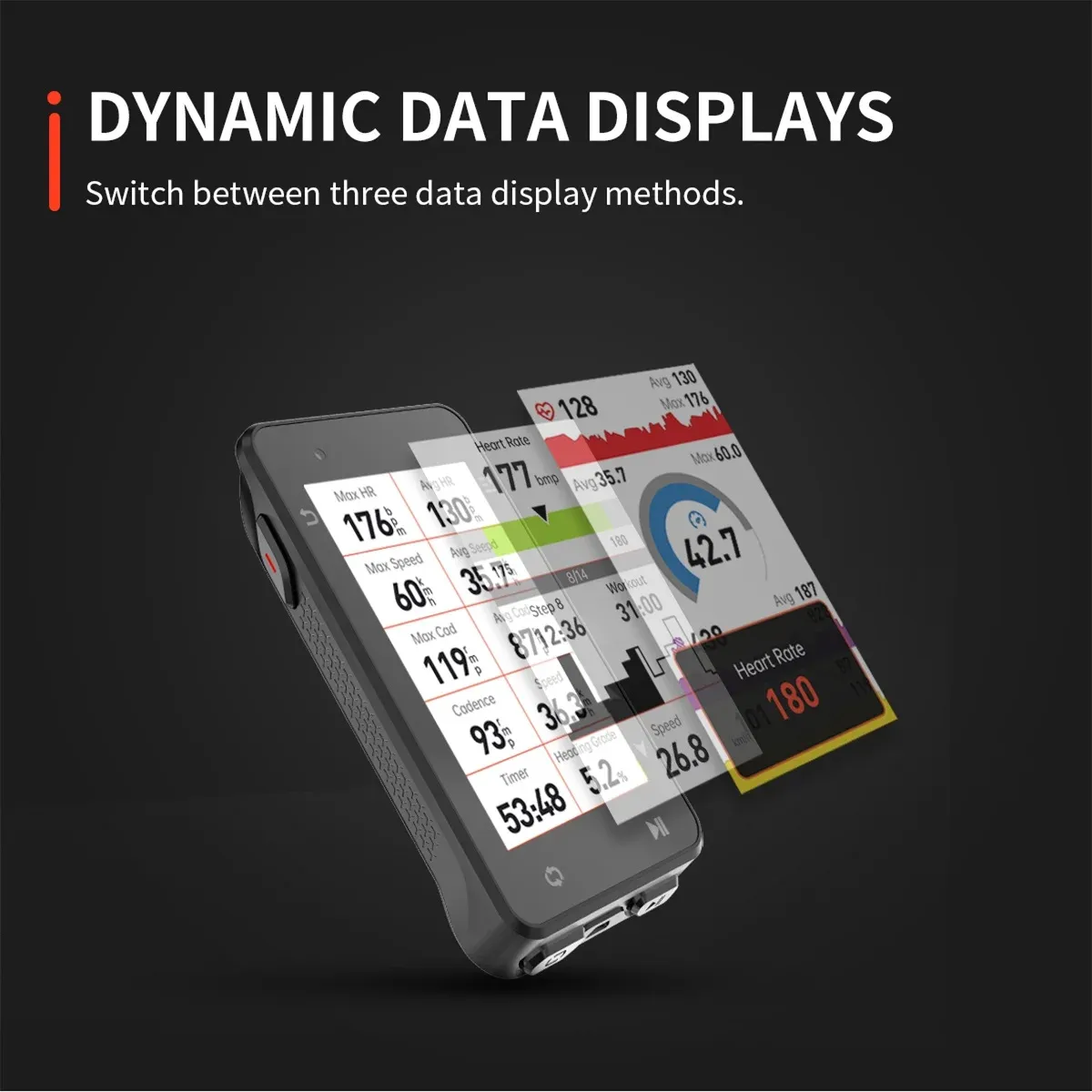 iGPSPORT iGS630 Bicycle Computer GPS Global Offline Map Cycling Speed ...