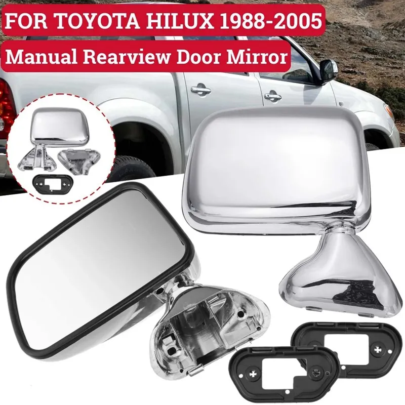 DHgate.com:Chrome Rear View Side Mirrors for Toyota Hilux 1997-2001 ...