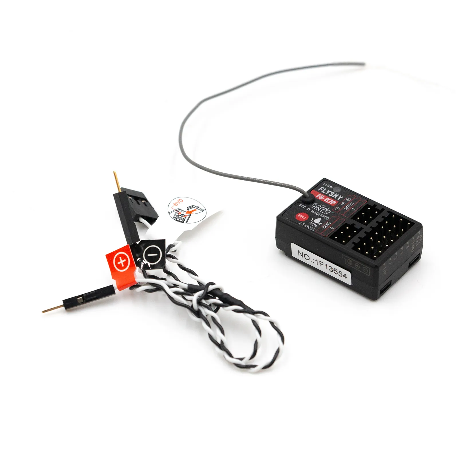 FLYSKY FS-R7P 2.4GHz 7 Channel Mini RC Receiver - Control Cars, Boats ...