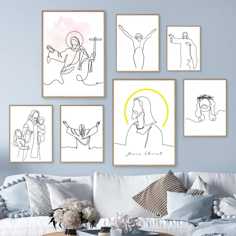 Christian Bible Shepherd Canvas art on wall - Nordic Posters and Prints ...