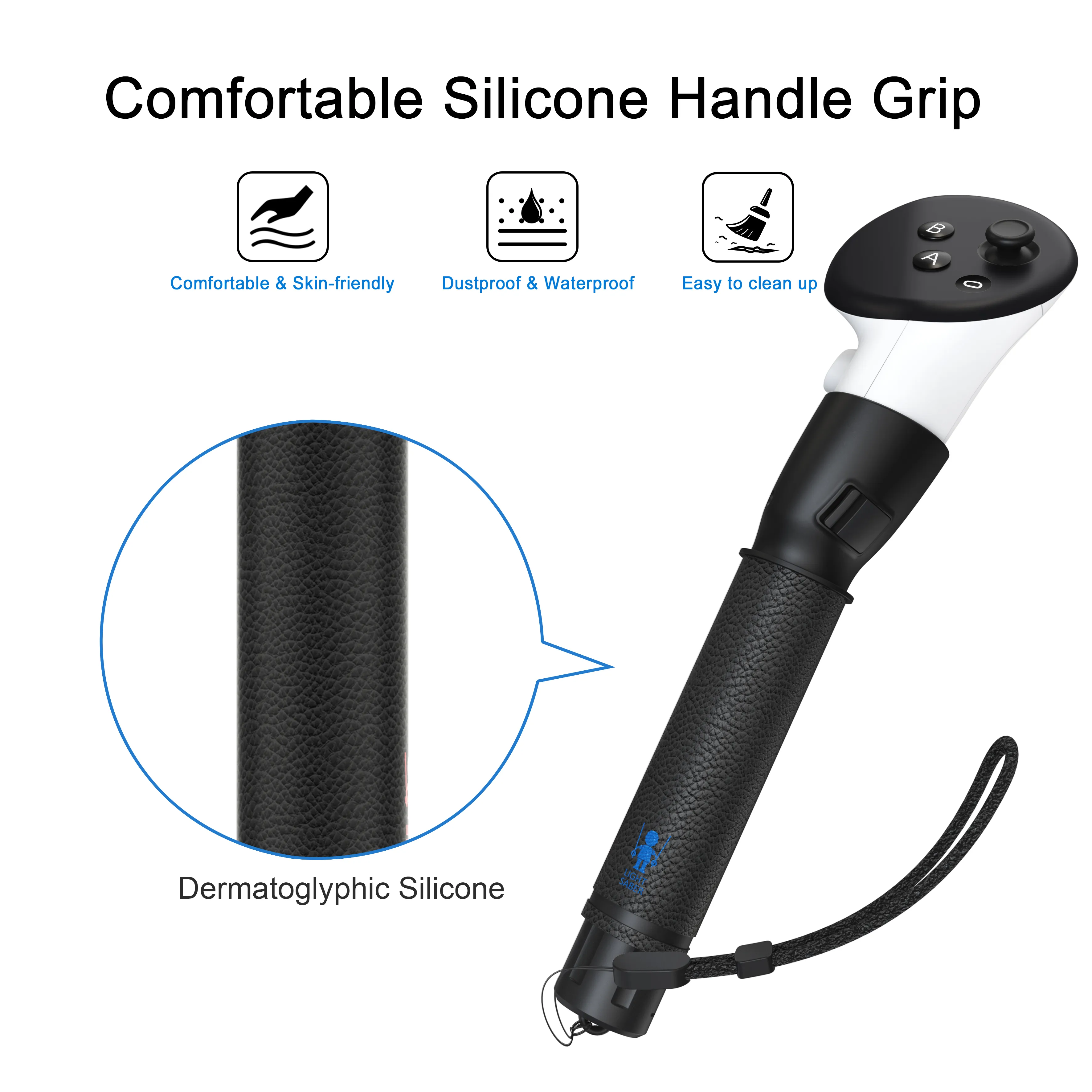 DHgate.com:Meta Quest 3 Controller Grips: Extend Reach for Beat Saber ...
