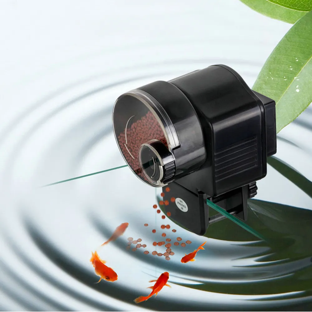 Automatic Fish Food Dispenser: Battery Operated Digital Pet Feeder for ...