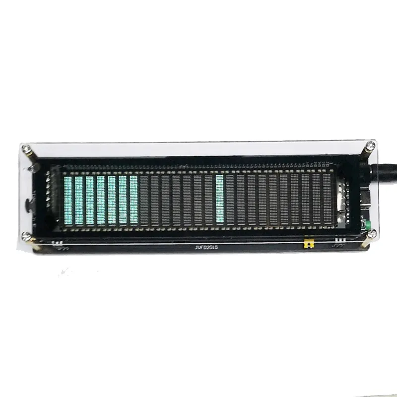 VFD2515 Voice-Activated Spectrum Analyzer Clock | USB-C | VU Meter LED ...