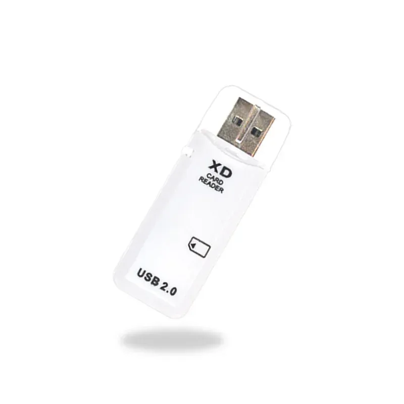 XD Card Reader, Portable Ivory White USB 2.0 High-Speed, Single Port ...