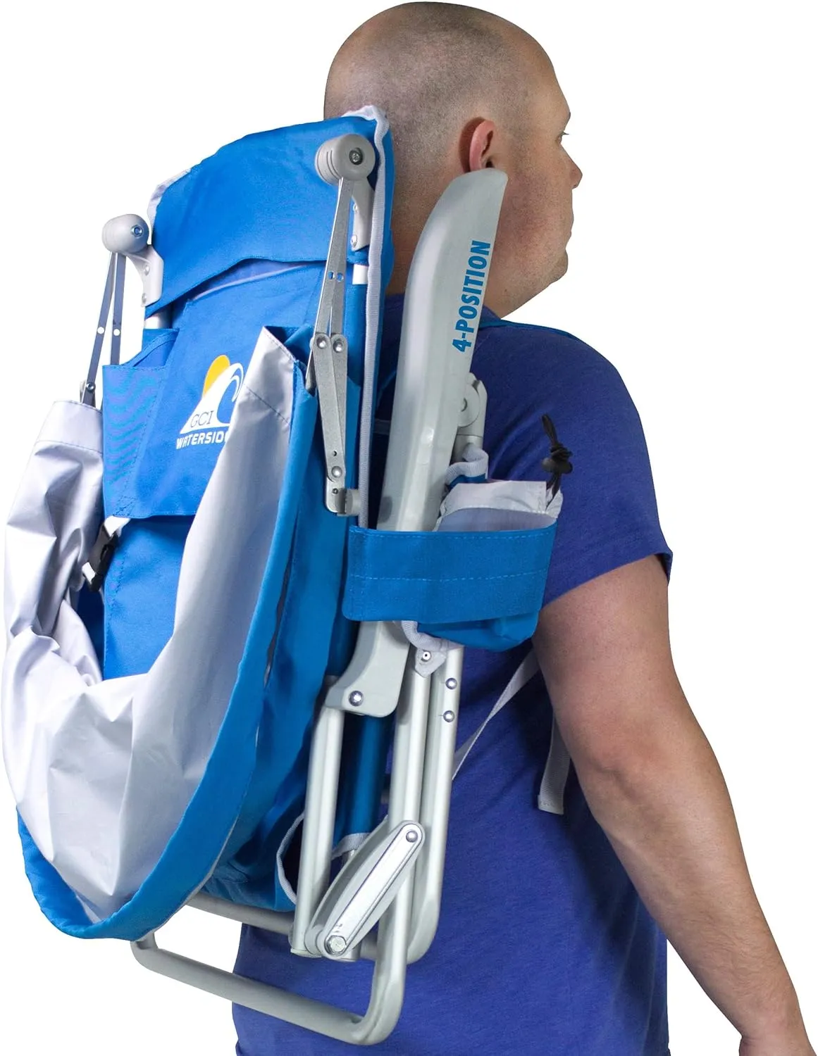 Beach Chair With Backpack Straps, Foldable Outdoor Backpack Beach Chair ...