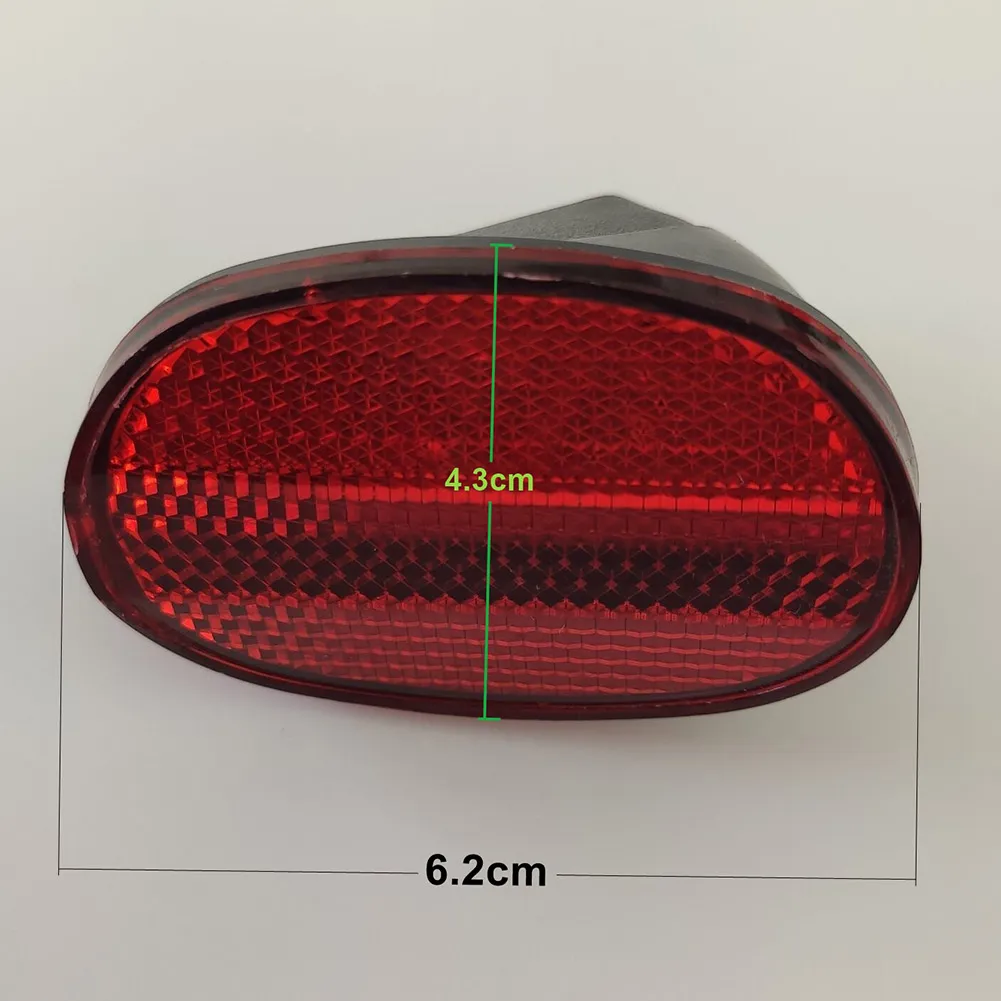 Bicycle Reflectors: Oval Rear Mudguard Reflector Set, High Visibility ...