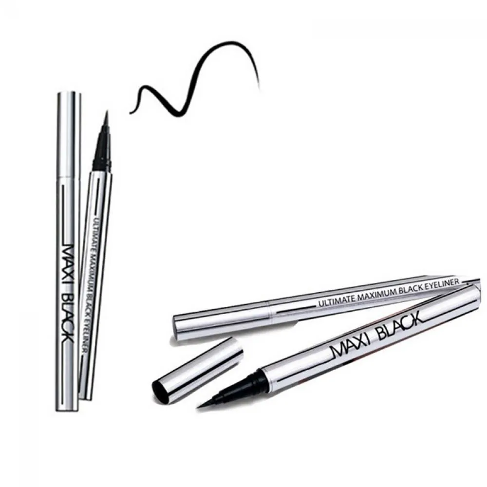 Waterproof Extreme Black Eyeliner Pen - Long-Lasting, Smudge-Proof ...