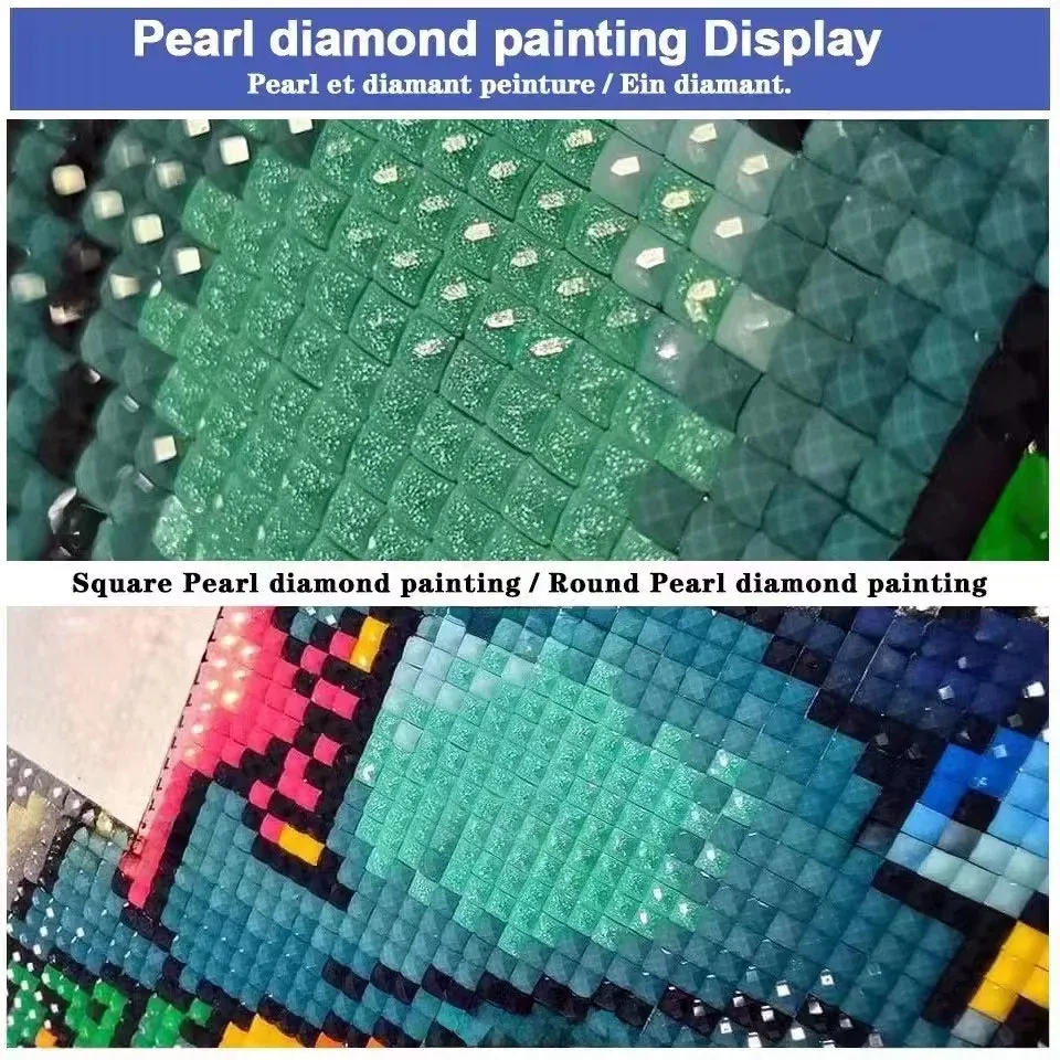 5D DIY Crystal Mystery Diamond Painting - Full Square Drills Mosaic ...