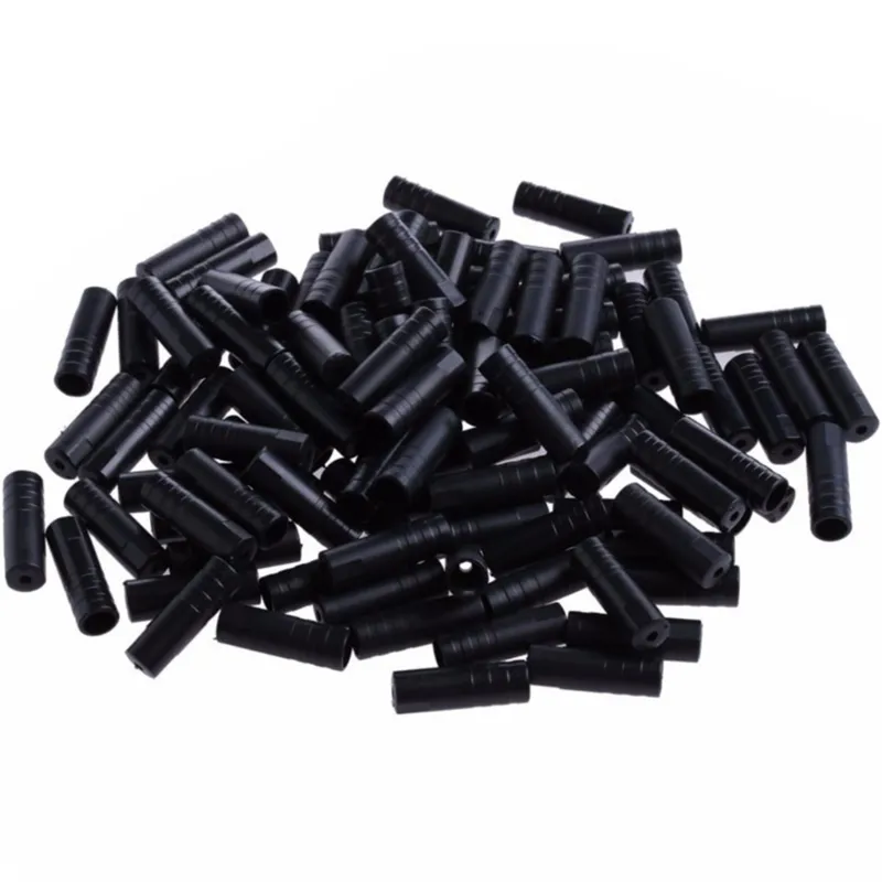 10 Pack 5mm Aluminum Brake Shift Cable End Caps Black Aluminum Bicycle ...