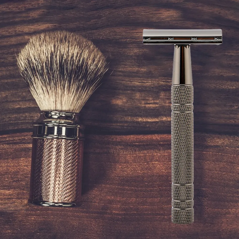 Double Edge Classic Safety Razor | Adjustable Shaver | 10 Detachable ...