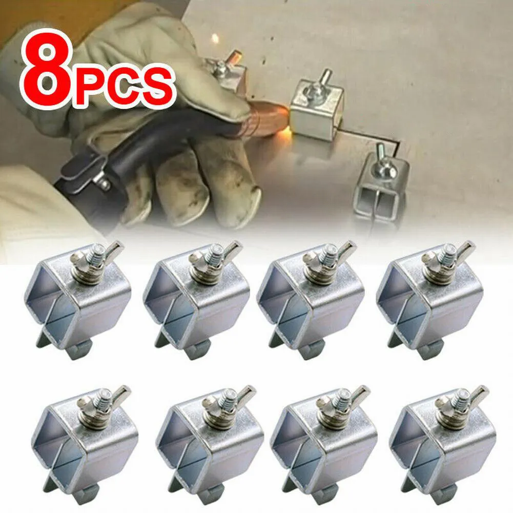 5cm x 2.5cm Silver Welding Clips - Adjustable Positioner Butt Clip ...