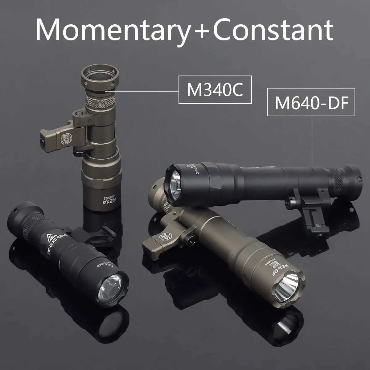 Tactical D Indicator Light For 20mm Rail SF M340C/M340V/BM640DF Weapon ...