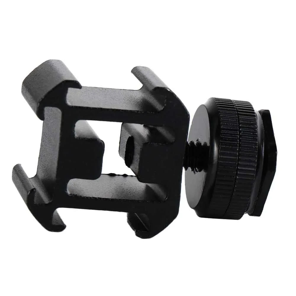 Movable Camera Stand with Triple Hot Shoe Mount Adapter - Perfect for ...