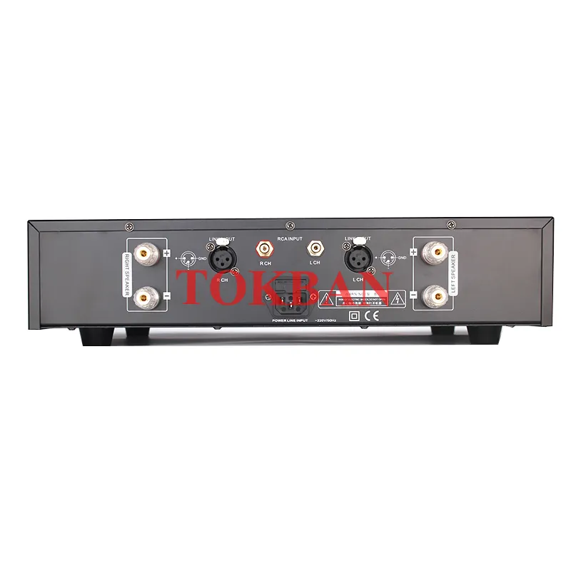 Tokban TS-6 150W+150W Stereo Class AB Power Amplifier with RCA Balanced ...