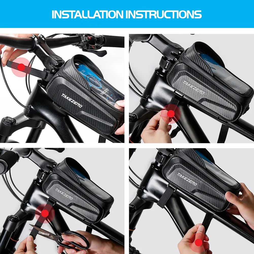 DHgate.com:Waterproof Front Bike Bag with Touch Screen - Bicycle ...