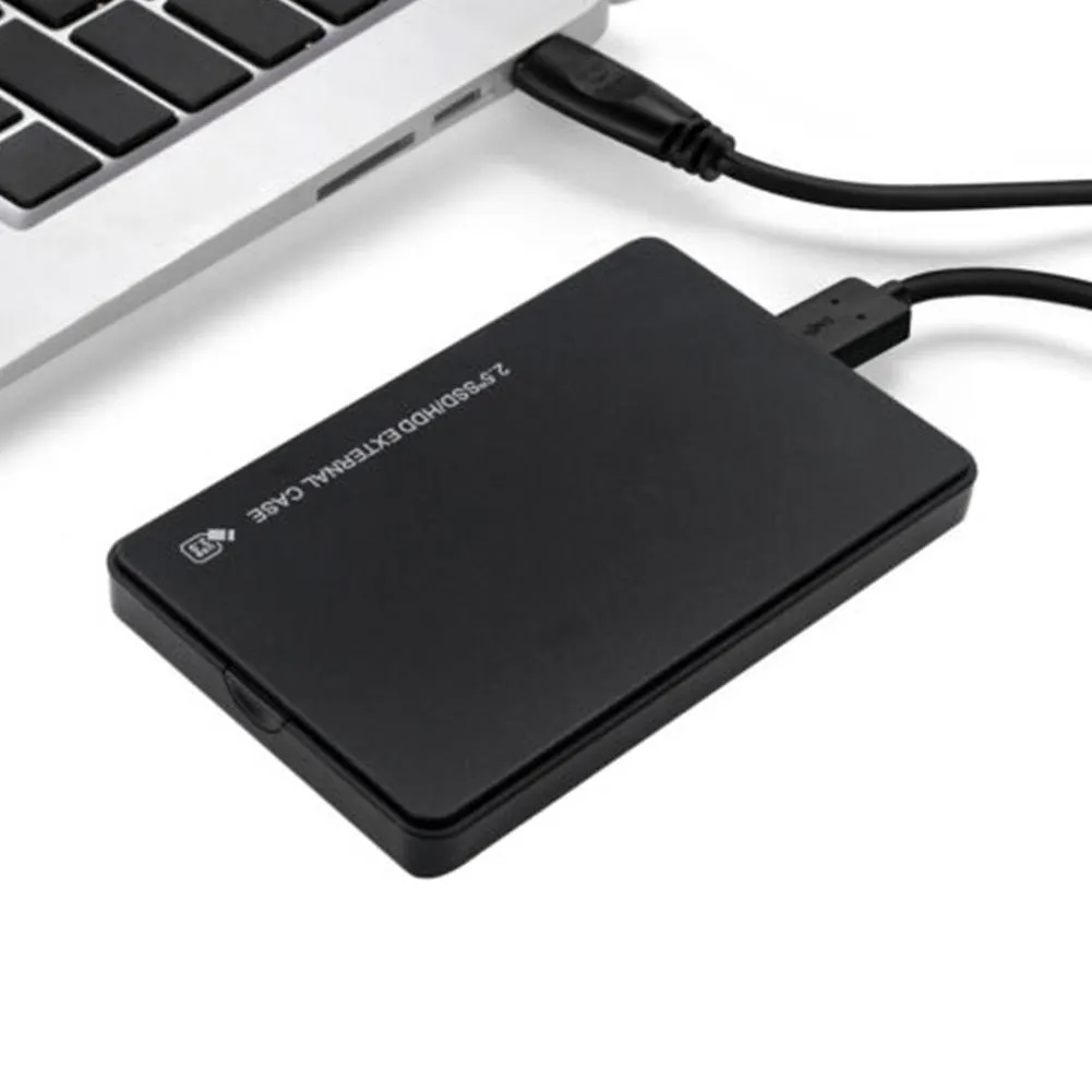 USB 3.0 HDD Enclosure, Tool-Free External Hard Drive Case for 2.5 SSD ...
