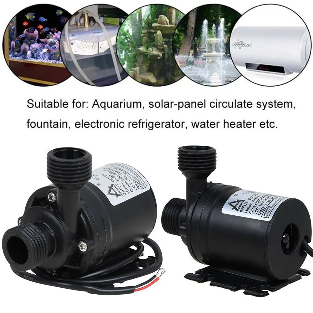 DHgate.com:IP68 Waterproof 18W 800L/H DC 12V Submersible Water Pump ...