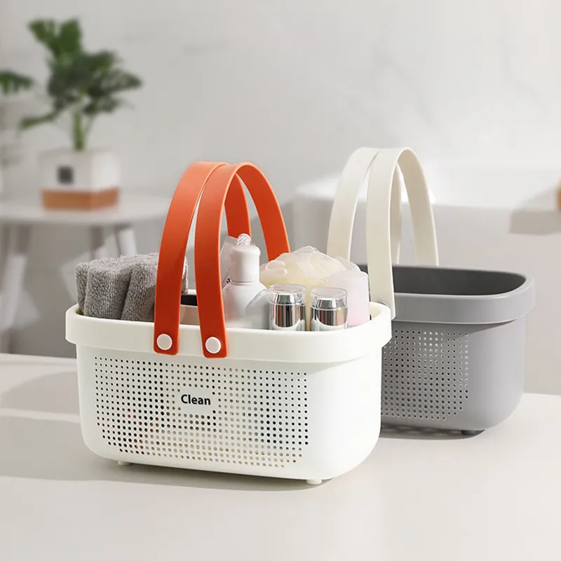 2024 Portable Shower Caddy Tote - Plastic Storage Organizer Basket with ...