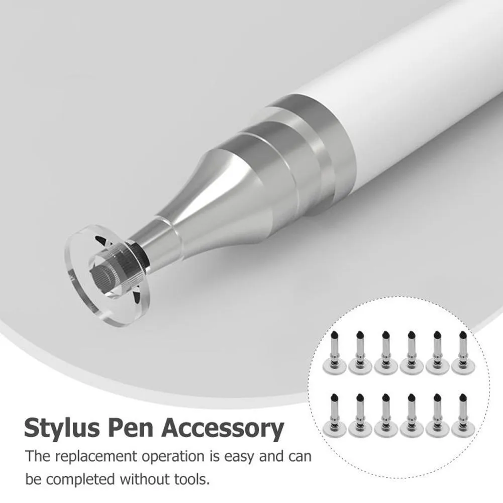 12-Pack Universal Capacitive Stylus Pen Replacement Tips for ...