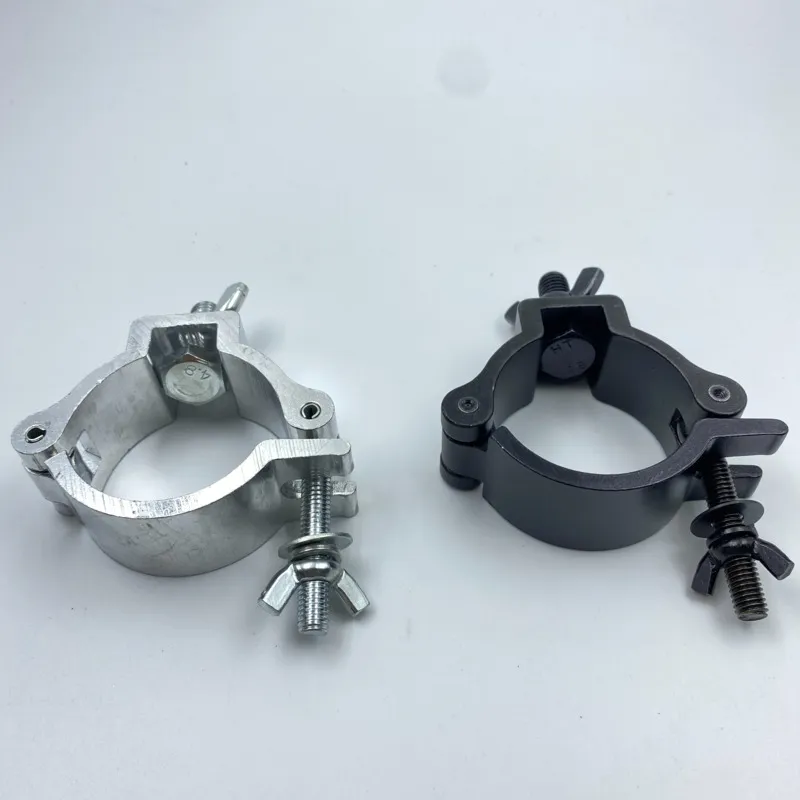2-Pack Aluminium O Hook stage and lighting Clamps for LED Par Smoke ...