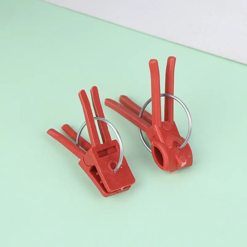 Durable Plastic Grafting Clamps Garden Plant Support Clamps Round Red ...