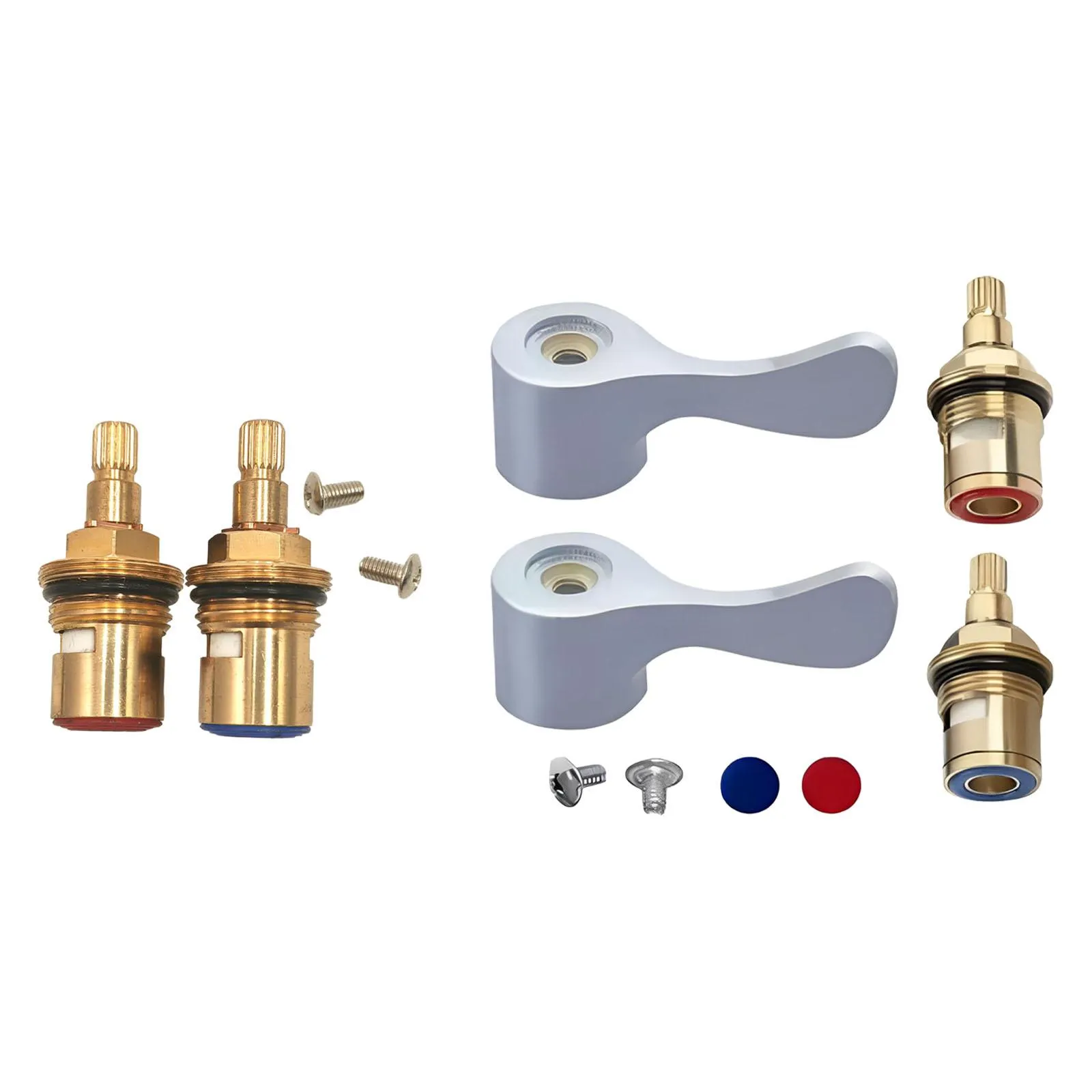 Ceramic Stem Disc Cartridges Sink Faucet Valves Drip Resistant Basin ...