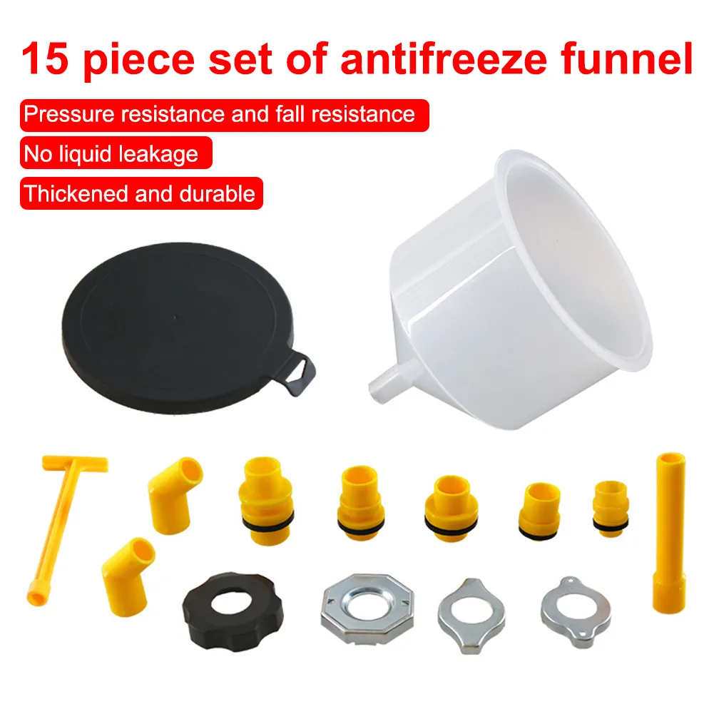 Funnel Kit for Coolant Refills - Spill Proof Car Water Cooling System ...