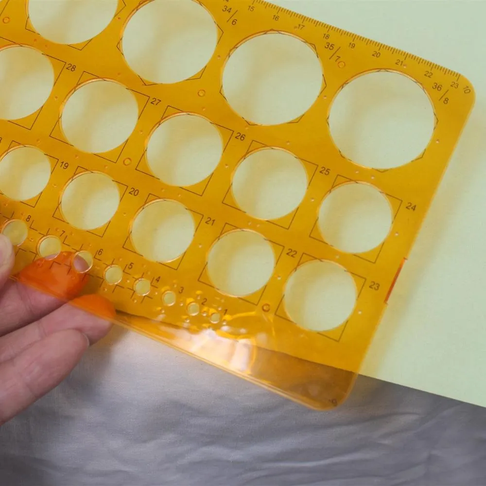 Wholesale Drawing Template Ruler For Drawing Circle Painting Ruler Draw ...