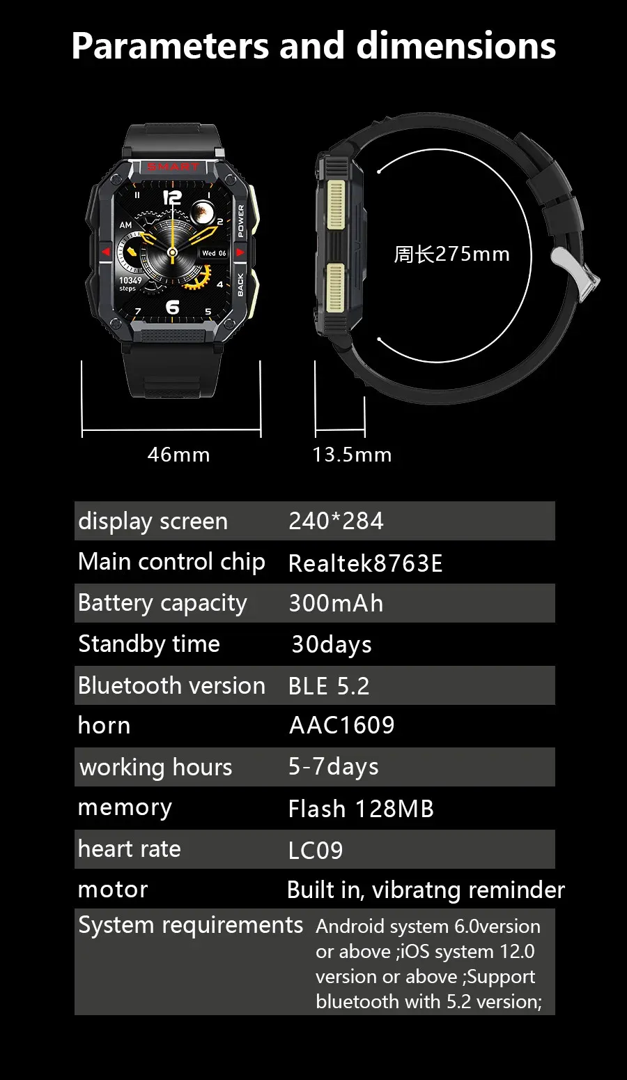 DHgate.com:Doogee S41 Plus/Max, S100, S110 Smartwatch with Bluetooth ...