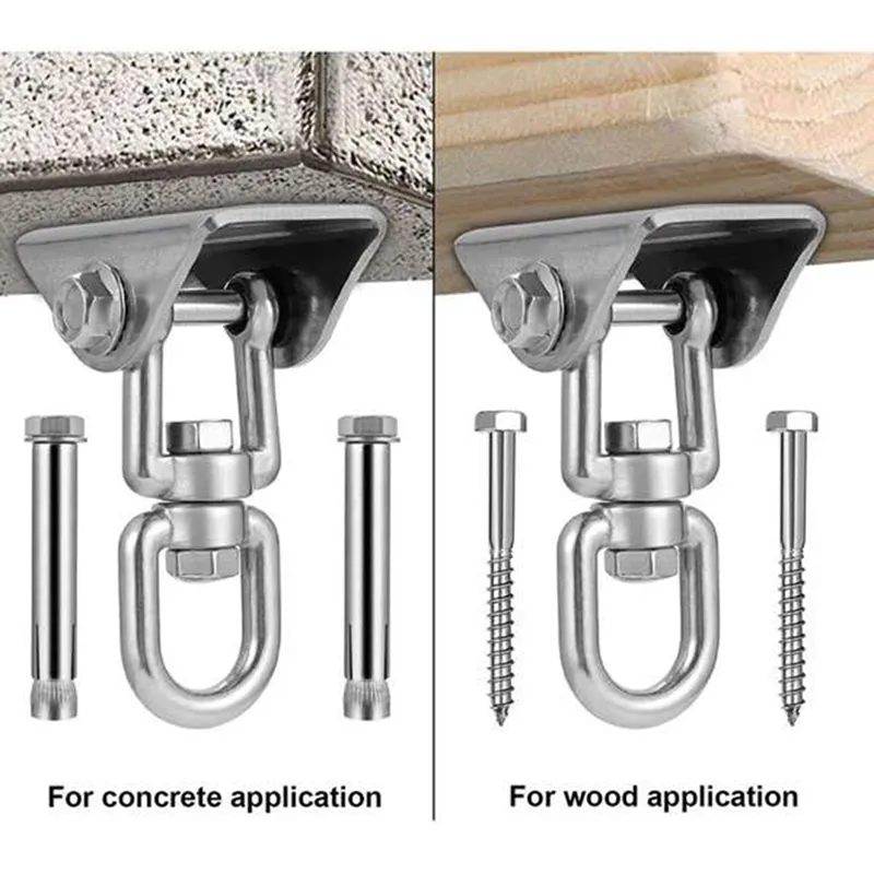 Ceiling Hook Hanging Chair 360° Rotatable Bracket 450Kg Load Capacity ...