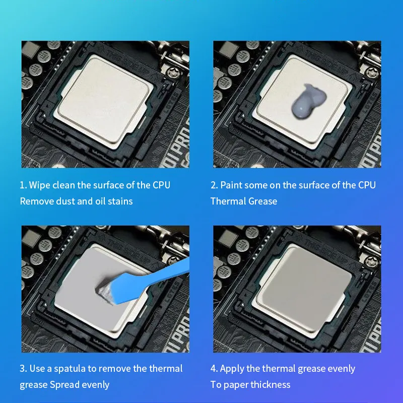 TEUCER 25g 4.15W/m-k Heatsink Thermal Paste Compound with Scraper for ...