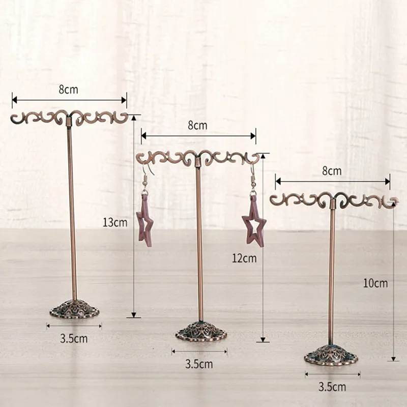 Rose gold earring stand store
