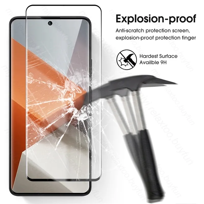 DHgate.com:3-Pack Red Curved Glass Screen Protector for Xiaomi Redmi ...