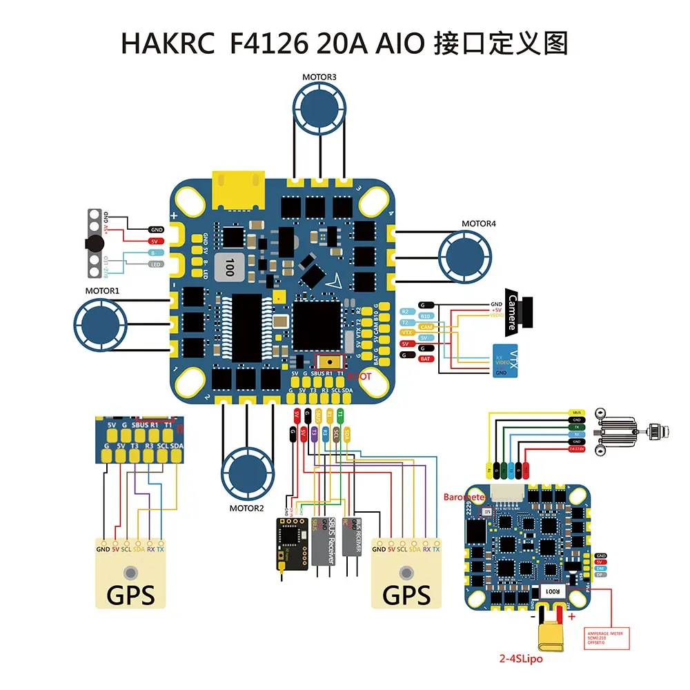 HAKRC F4126 F411 AIO Flight Controller ICM42688... From Ddmyfeb, $123. ...