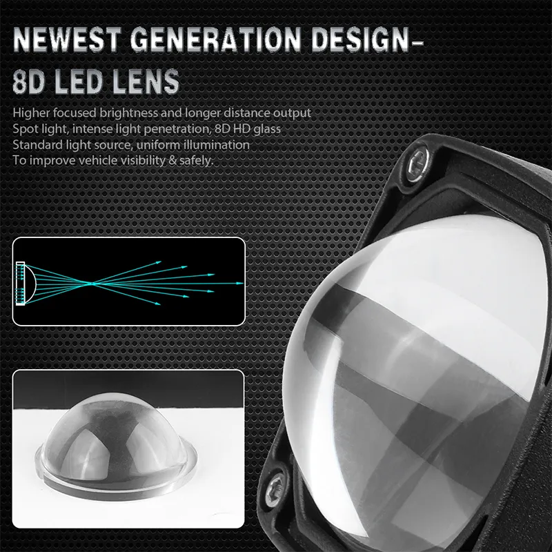 2 Inch LED Work Light 8D Lens Driving, Fog &... From Ddmymaster, $35.38 ...