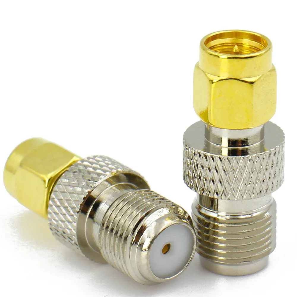2024 SMA Female to F Female RF Coaxial Adapter, Straight Connector ...