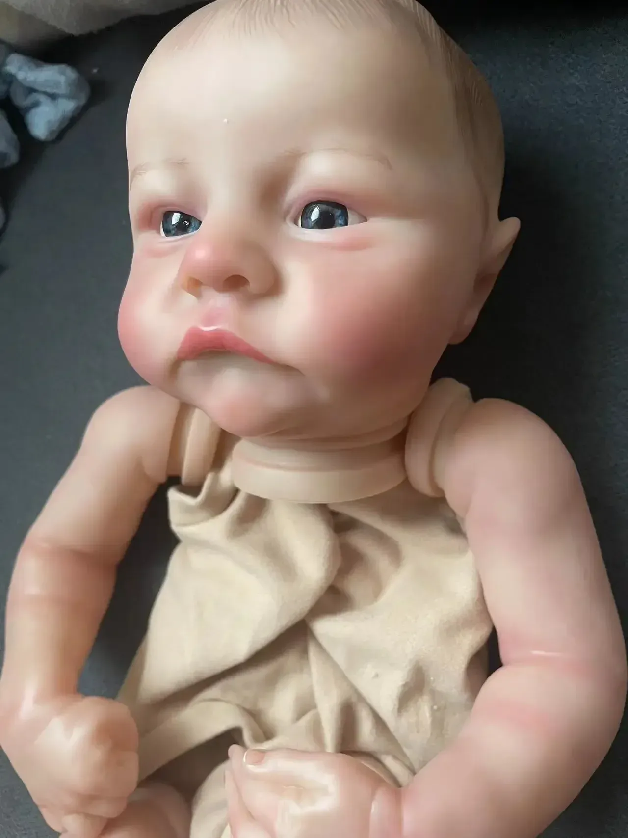 Reborn Doll Parts - 2024 Levi Awake - 19 Inch Lifelike Baby with 3D ...