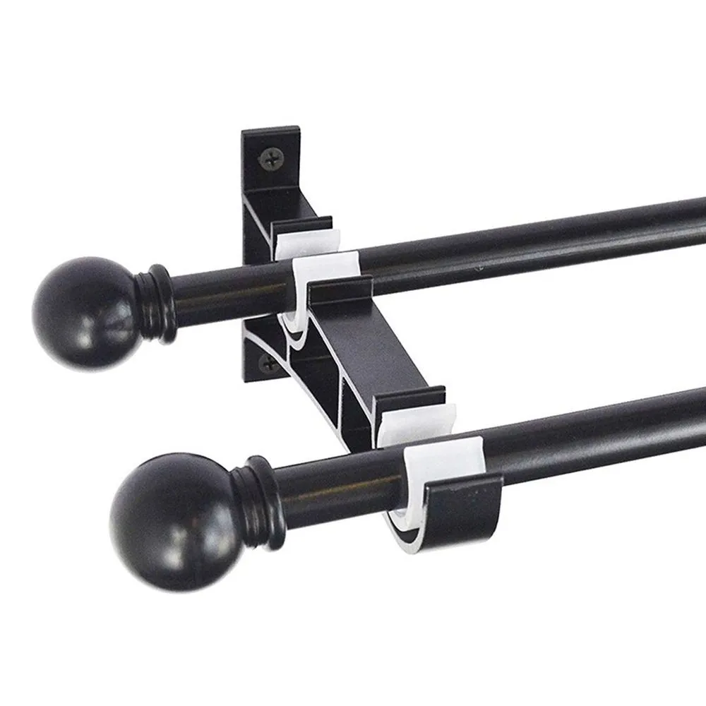 Aluminum Curtain Rod Bracket, Single & Double Hang, Furniture Hardware ...