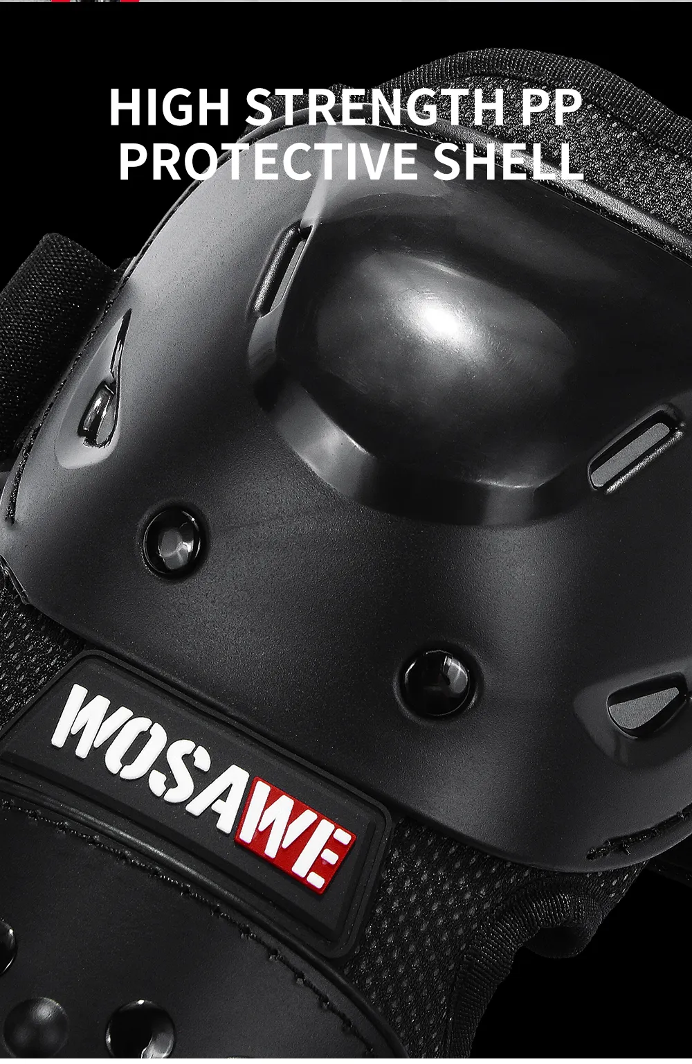 WOSAWE Motorcycle Knee and Elbow Protective Gear Set, Breathable ...