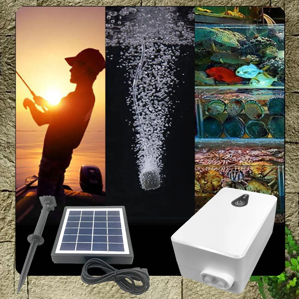 Wholesale Battery Powered 6V 2W Solar Solar Oxygen Pump For Aquariums ...