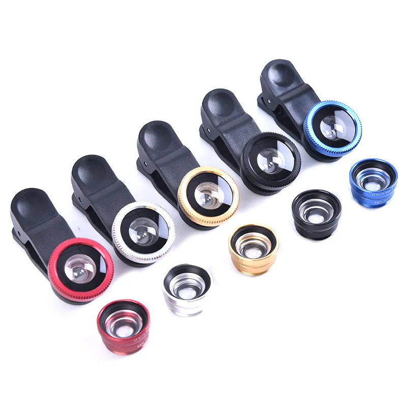 DHgate.com:1Set 3 In 1 Mobile Phone Fish Eye+Wide Angle+Macro Camera ...