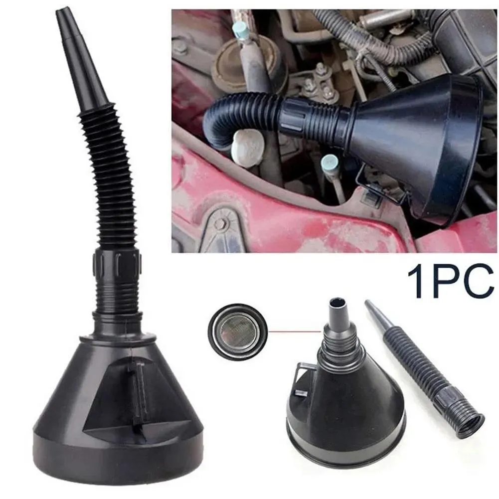 Fuel Filter Wrench & Funnel Kit With Mesh Screen Plastic Oiler Funnel ...