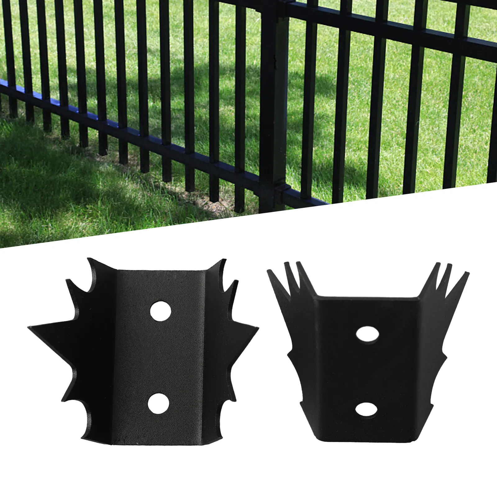 19cm Black Wall Spikes Fence Nails Accessories 20-Pack - Sturdy ...